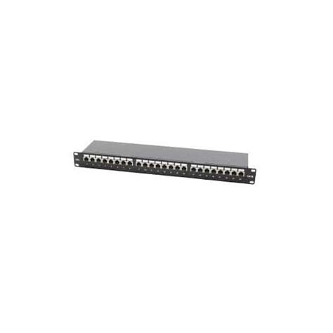 Dukatech 0111 017200 Arnet Cat 6a Ftp 24 Port Black Patch Panel