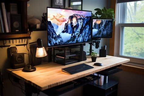 Premium Photo Efficiency In Action Implementing Systems For Greater Desk Efficiency