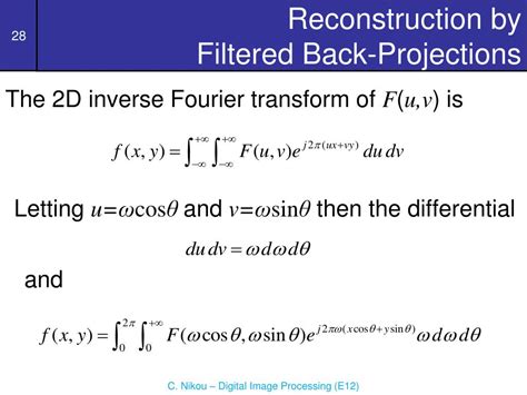 Ppt Image Restoration And Reconstruction Image Reconstruction From Projections Powerpoint