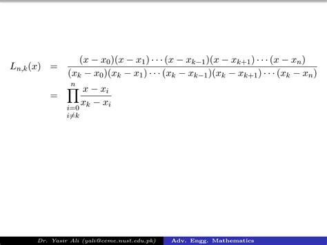 Langrange Interpolation Polynomials Pdf