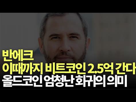 반에크의 예측은 이번엔 성공할까 리플 대상승