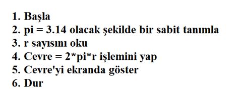 Algoritma Ve Programlama Dünyası — Temel Terimler Ve Matematiksel