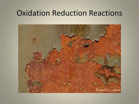 Ppt Oxidation Reduction Reactions Powerpoint Presentation Free Download Id
