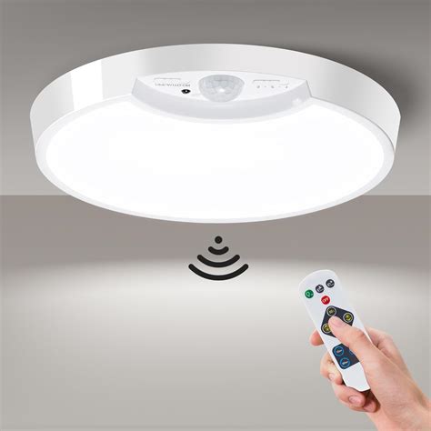 Homelist Rechargeable Motion Sensor Ceiling Light With Remote