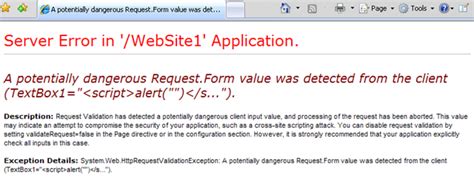 validaterequest our xss defender