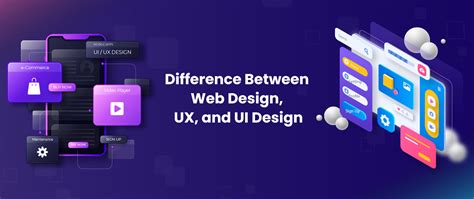 differences between web design ux design and ui design