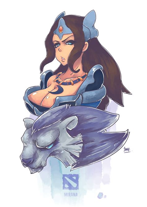 Dota 2 Mirana By J4ck Er On Deviantart