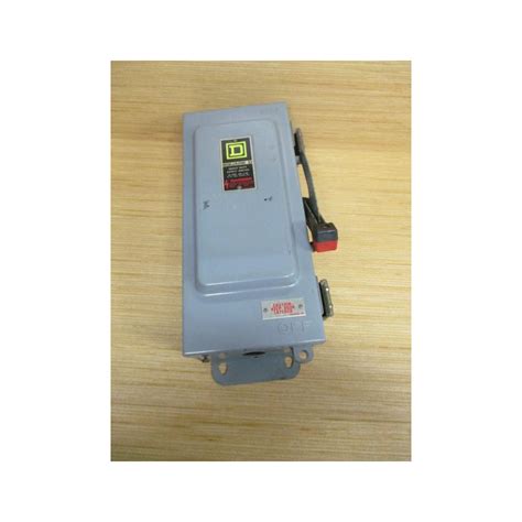 Square D H361awk Disconnect Safety Switch Series E1 Used