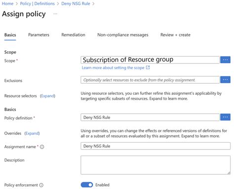 Deny Inbound Nsg Rule Creation Via Azure Policy Microsoft Community Hub