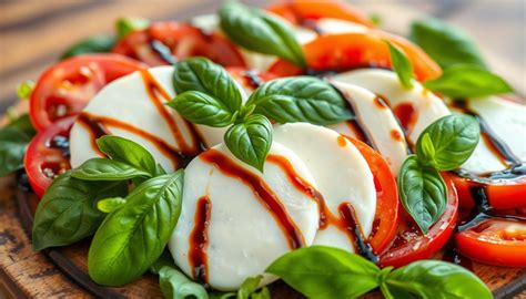 Caprese Salad With Balsamic Glaze A Tasty Treat Healthyeatsrecipes