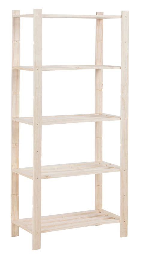 Estantería De Madera En Kit 170x75x40cm Leroy Merlin