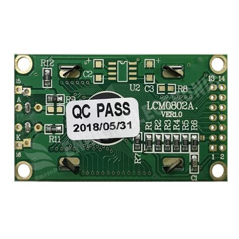 Customized STN Positive COB X Character LCD Display Module With Blue Background Manufacturers