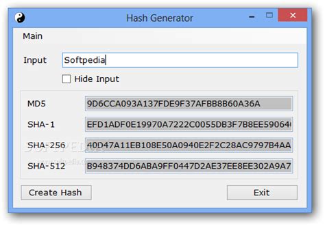 Hash Generator Download Softpedia
