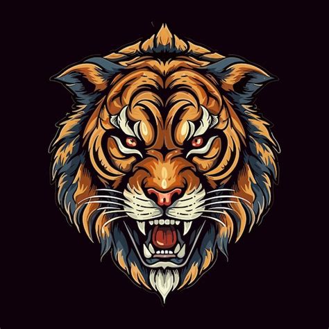 Premium Vector Tiger Logo Vector Sticker