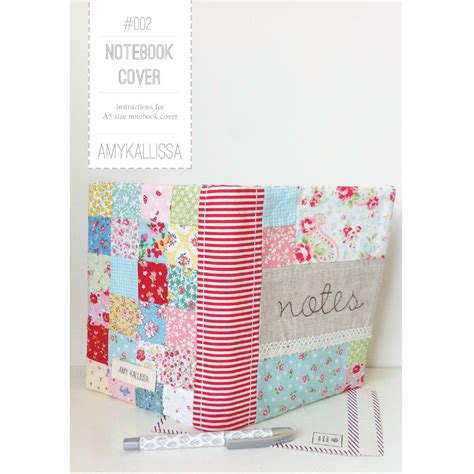 Notebook Cover PDF Pattern Amy Kallissa