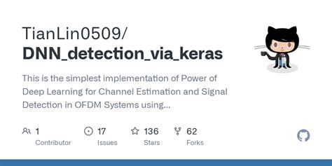 Github Tianlin0509dnndetectionviakeras This Is The Simplest
