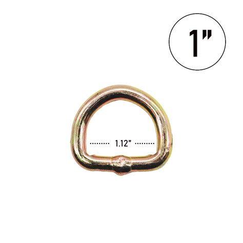 1 Inch Heavy Duty D Ring 5500 Lbs Breaking Strength Forged Heat