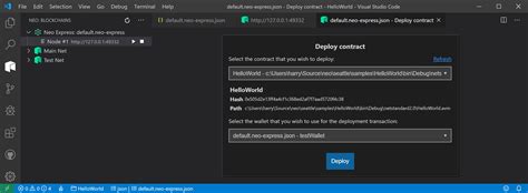 Neo Blockchain Toolkit Develop Debug Test Deploy Track And Manage Neo Blockchain Smart