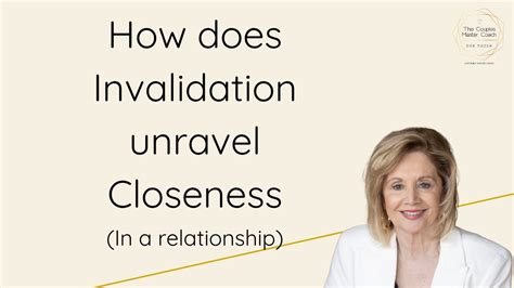 How Does Invalidation Unravel Closeness Youtube