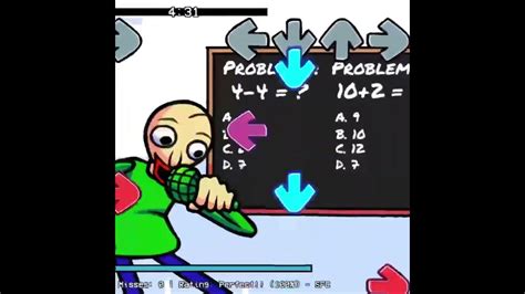 Baldis Math Problem Friday Night Funkin Untitled Baldi Mod Shorts