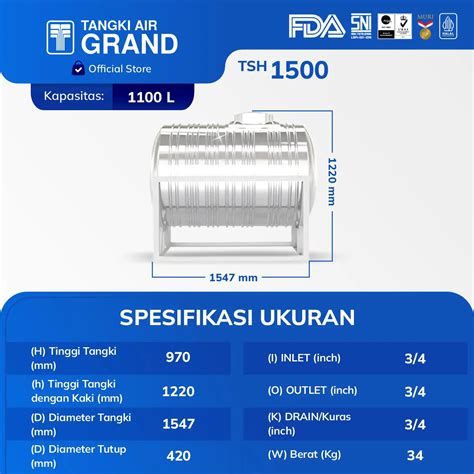 Tangki Air Stainless Horizontal Pilihan Terbaik Masa Kini Produsen Tangki Air 1
