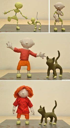 How to Make Puppets for Stop-Motion Animation | Jointed Limbs and Clay Art Doll Figures ★ | Stop ...