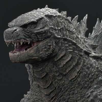 Legendary Godzilla Side View