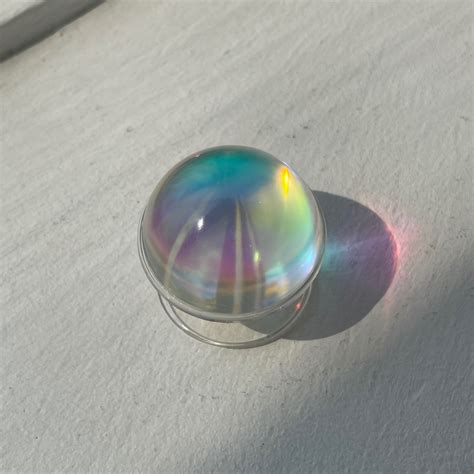 자체제작 홀로그램 투명 반구 레진 그립톡 에이블리