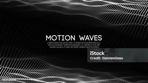 3d 빛나는 추상적 인 디지털 웨이브 입자 미래의 벡터 일러스트입니다 Hud 요소입니다 기술 개념입니다 추상적인 배경입니다 0명에 대한 스톡 벡터 아트 및 기타 이미지