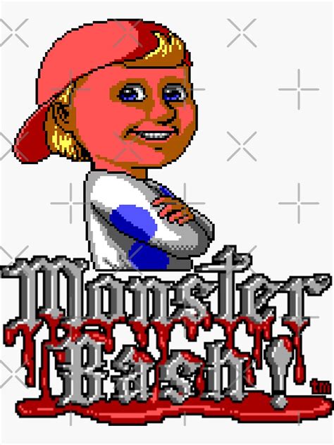 Apogee Johnny Dash Monster Bash Dos Pc Video Game Sticker For Sale By