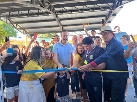 Cristian Inaugura A Reforma E Ampliação Da Natálio Schlain