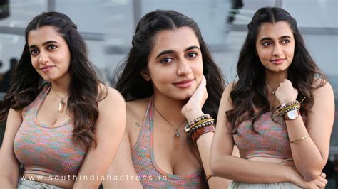 Maanasa Choudhary Stills At Bubble Gum Movie Promotions South Indian