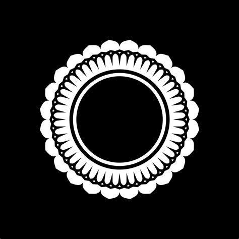 Ornamental Motive Pattern Artistic Circle Shaped Modern Contemporary Mandala For Decoration