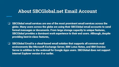 PPT Easy Steps To Create SBCGlobal Net Email Account PowerPoint Presentation ID