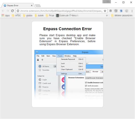 Enpass Connection Error Autofilling And Desktop Browser Extensions Enpass Discussion Forum
