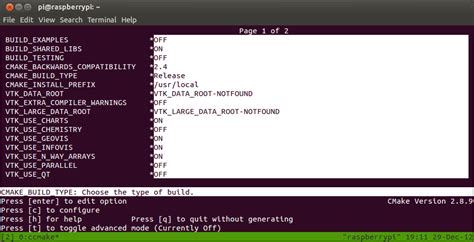 Raspberry Pi Likes VTK