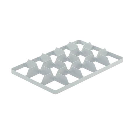 Glassware Stacking Crate 600 X 400 X 120mm With 15 107 X 114mm Cells Solid Sides And Base