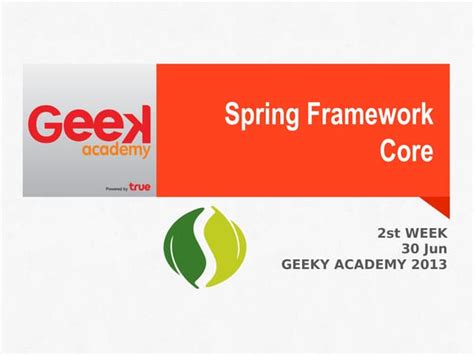 Spring Framework Core Ppt