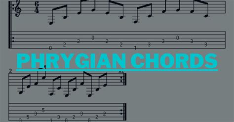 Phrygian Scale Guitar Chords Guitarfluence