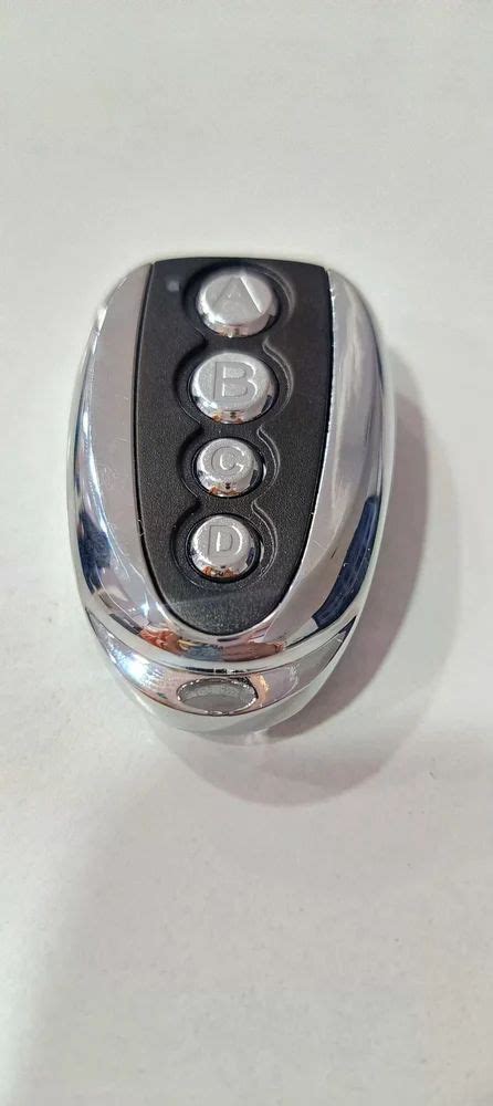 4 Channel Wireless Four Button Rf Remote Abcd Model 433Mhz Ev1527 Learning Code Black Silver