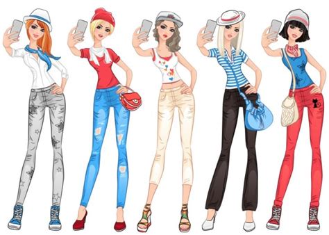 Картинки для срисовки девушек в полный рост 70 картинок