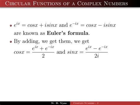 complex numbers 2