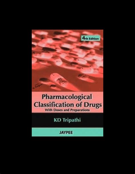 SOLUTION: KD Tripathi Classification of Drugs - Studypool