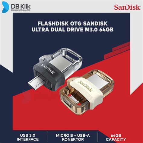 Flashdisk Otg Sandisk Gb Ultra Dual Drive Usb M