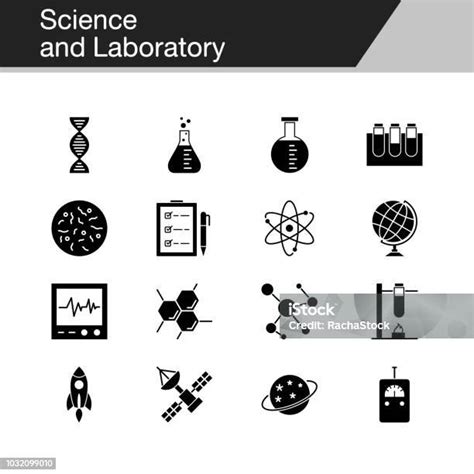 과학 및 실험실 아이콘입니다 프레 젠 테이 션 그래픽 디자인 모바일 응용 프로그램 웹 디자인 인포 그래픽을 위한 디자인 벡터 일러스트입니다 Dna에 대한 스톡 벡터 아트 및