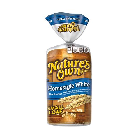Buy Natures Own Sliced Homestyle White Bread Small Loaf Size 12 Oz