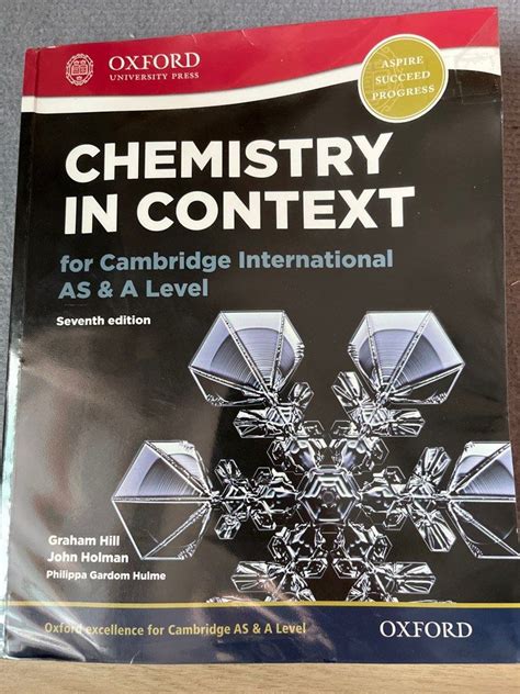 Chemistry In Context Cambridge A Levels Hobbies And Toys Books