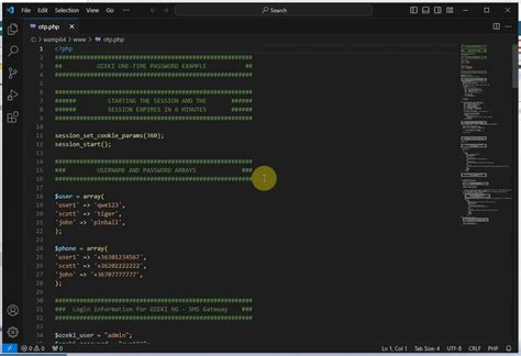 Php One Time Password