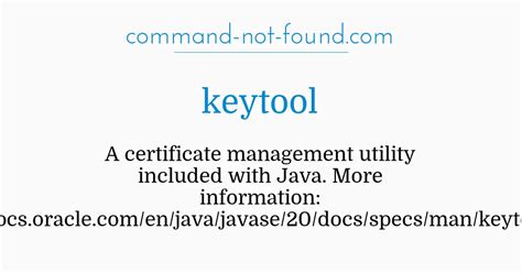 N Keytool