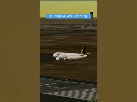 RFS - Real Flight Simulator - Bumpy A320 Landing! #rfs #rfspro - YouTube